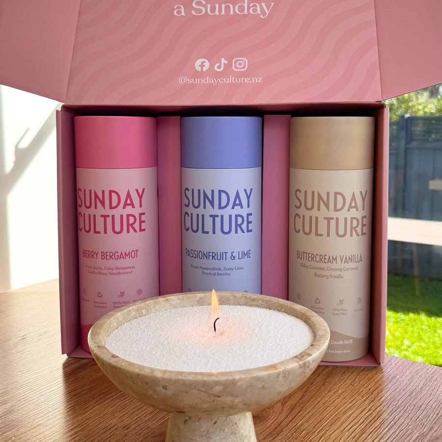 Sunday Culture Sand Wax Candles